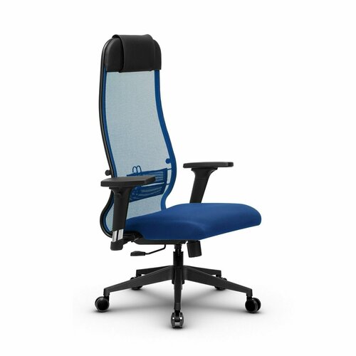 Компьютерное офисное кресло метта В 1b11/2D, Основание 17832, Синее