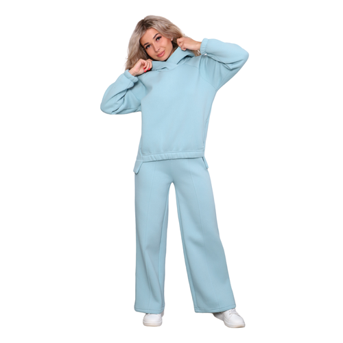 Комплект одежды ИВГрадТрикотаж, размер 52, голубой