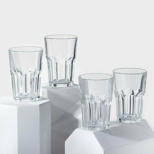 Luminarc Набор стаканов «Время дегустаций. Лонг-дринк», стеклянный, 420 мл, 4 шт