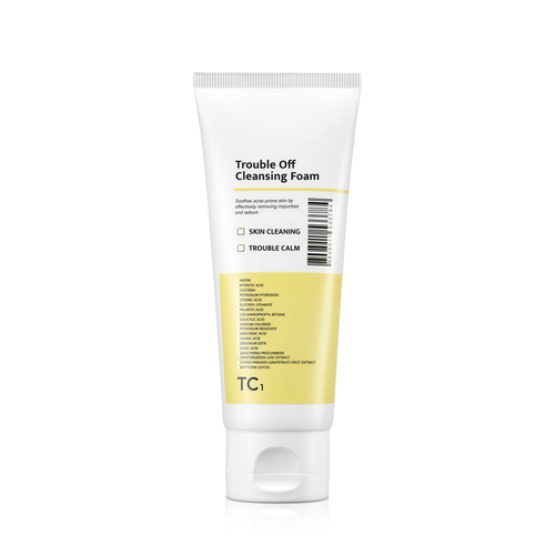 TC1 Пенка для умывания Trouble Off Cleansing Foam, 100 гр