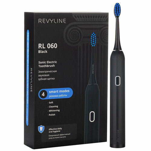 Зубная щётка электрическая Revyline RL 060, чёрная