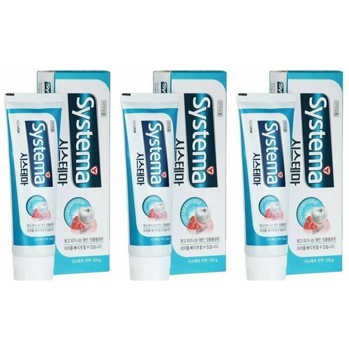 Lion Зубная паста Systema Toothpaste Icemint Alpha, 120g, 3 шт