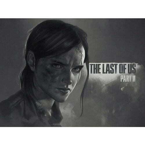 Плакат, постер на холсте The Last of Us-Part 2/игровые/игра/компьютерные герои персонажи. Размер 21 х 30 см