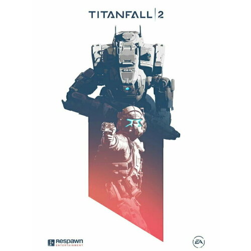 Плакат, постер на бумаге Titanfall 2/игровые/игра/компьютерные герои персонажи. Размер 30 на 42 см