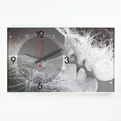 Часы-картина настенные, серия: Интерьер "Лица", плавный ход, 35 х 57 см 9612327