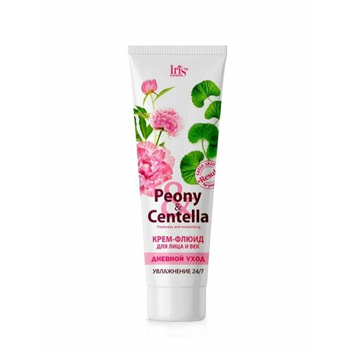 Iris Крем-Флюид для лица и век Peony & Centella Дневной Уход, 100 мл