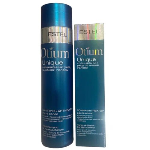ESTEL Otium Unique для роста волос набор, шампунь 250 мл + тоник-активатор 100 мл