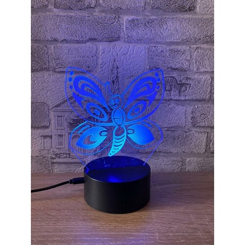3D Светильник бабочка парусник