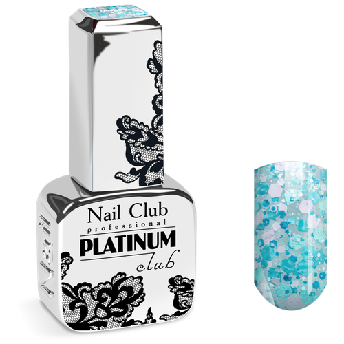 Nail Club professional Эмалевый гель-лак для ногтей с липким слоем PLATINUM CLUB 136 Moppy, 13 мл.