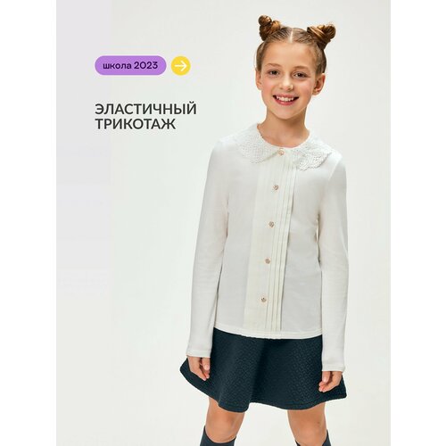 Школьная блуза Acoola, размер 164, белый