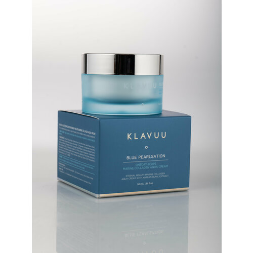 KLAVUU Крем для глубокого увлажнения кожи Blue Pearlsation One Day 8 Cups Marine Collagen Aqua Cream Оригинал