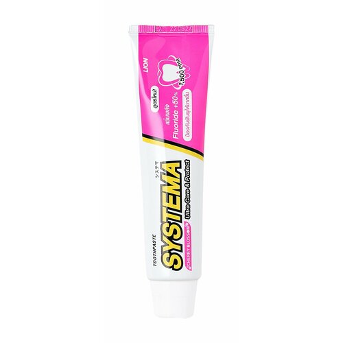 Зубная паста с ароматом японской сакуры Lion Systema Care and Protect Cherry Blossom Toothpaste /90 мл/гр.