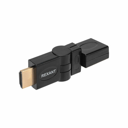Переходник штекер HDMI - гнездо HDMI, поворотный REXANT 17-6813 (10 шт)