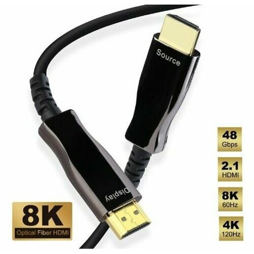 Сверхскоростной оптоволоконный кабель HDMI 8K версия 2.1 50.0 метров