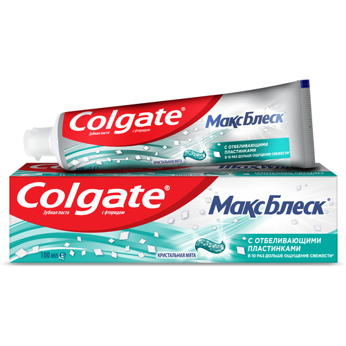 Зубная паста Colgate Макс Блеск, кристальная мята, 100 мл