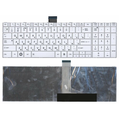 Клавиатура для ноутбука Toshiba 0KN0-ZW3US23 белая