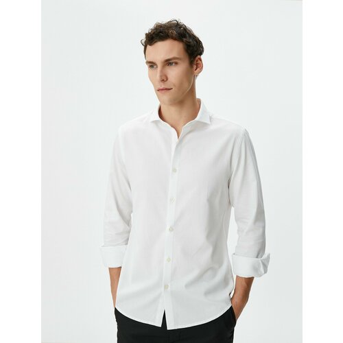 Рубашка KOTON, размер S, белый