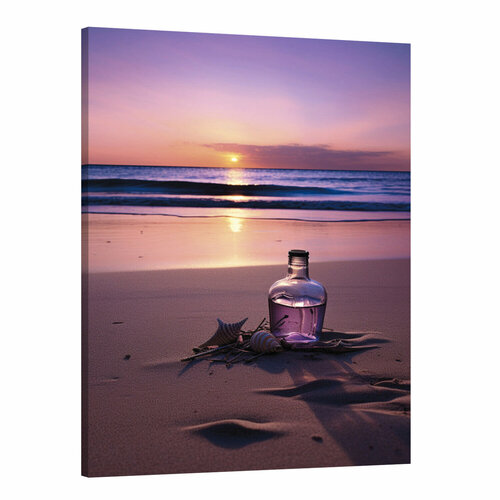 Интерьерная картина 50х70 "Зелье волшебного пляжа"
