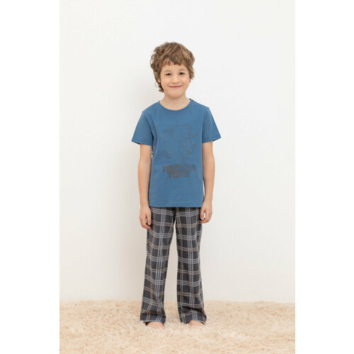 Пижама  crockid, размер 52/92, синий