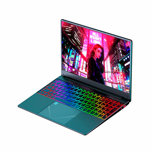 15,6 ноутбук RGB Intel Celeron N5095 (2.00 GHz, 4 ядра), RAM 16 GB, SSD 120 GB, Intel UHD Graphics, Windows 10 Pro