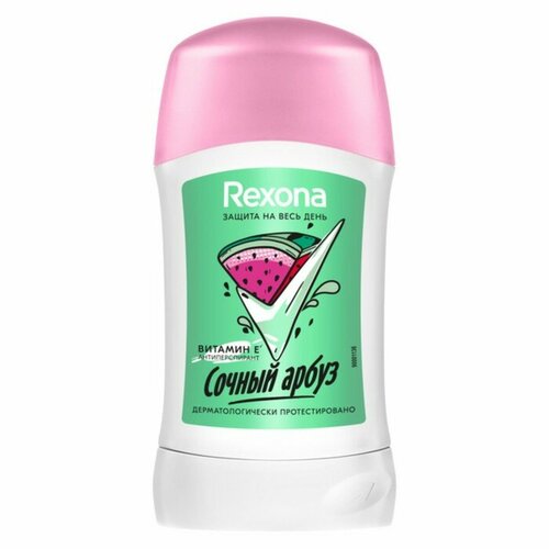 Дезодорант-антиперспирант стик Rexona сочный арбуз, 40 мл (комплект из 3 шт)