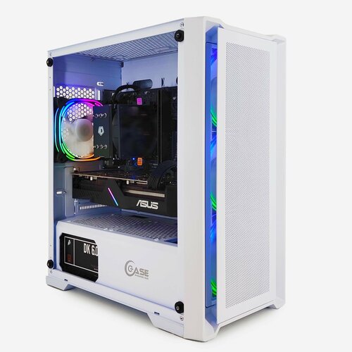 Игровой PC юкомс Ryzen 3 2200G, RX 6400 4GB, HDD 1TB, SSD 480GB, 32GB DDR4, БП 450W, win 10 pro, White game case