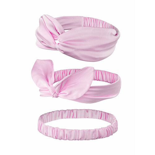 Набор ободков ASVISH для волос, розовый, 3 штуки, для косметических процедур