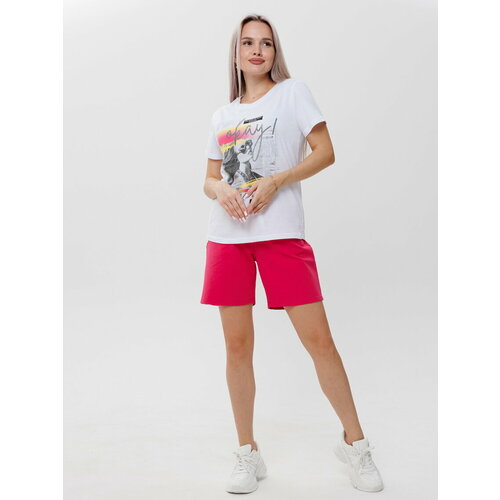 Комплект одежды Elena Tex, размер 46, белый, розовый