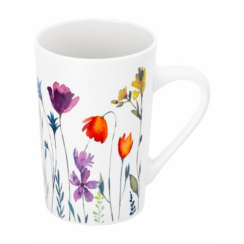 Кружка / чашка для кофе, чая 380 мл 12х8х12,2 см Elan Gallery Цветочное настроение - полевые цветы