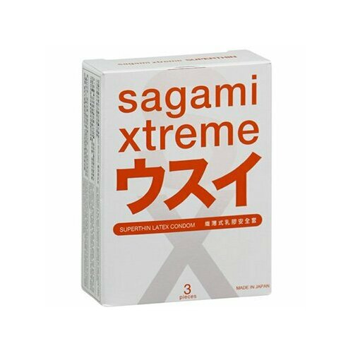 Презервативы Sagami Xtreme 004 ультратонкие 3 шт