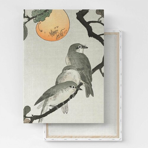 Картина на холсте, репродукция / Косон Охара - Birds and plants / Размер 30 x 40 см