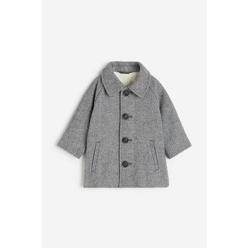 Пальто H&M, размер 74, серый