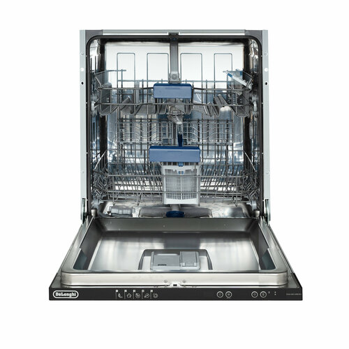 Встраиваемая посудомоечная машина DeLonghi DDWI 660 AMEDEO, 60 см, 12 комплектов, 2 корзины, сенсор мутности AquaSensor, луч на полу