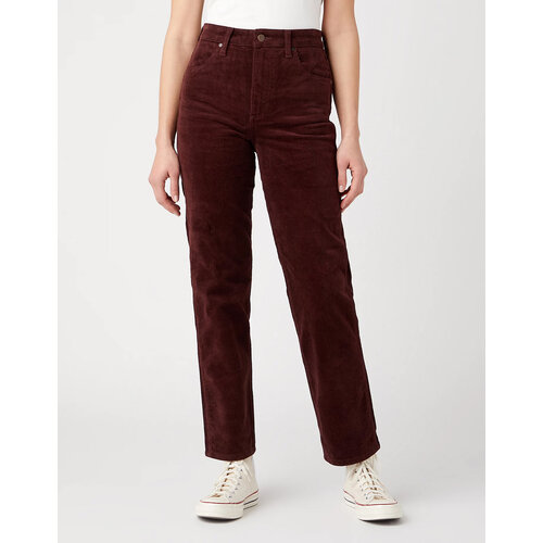 Брюки  Wrangler, размер 31/34, бордовый