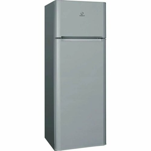 Холодильник Indesit TIA  16 S , 3 дверных полки, сeрый.