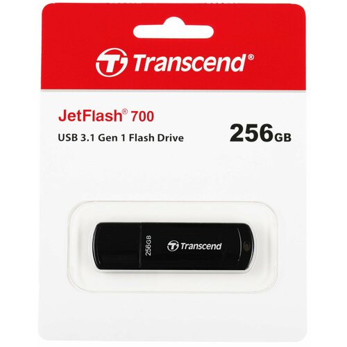 Флешка Transcend Jetflash 700 256ГБ USB3.0 черный (TS256GJF700)