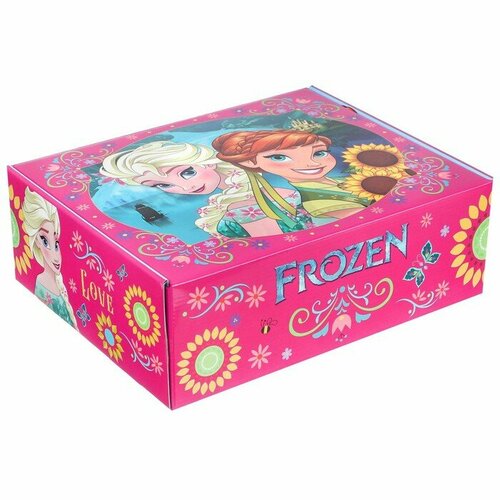 Disney Складная коробка с игрой 28х21х9 см, Холодное сердце