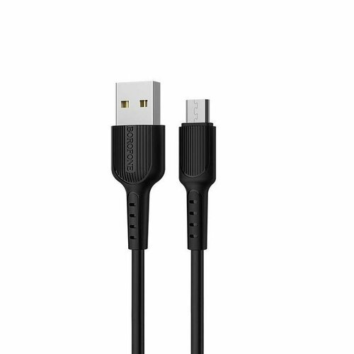 Кабель USB MicroUSB Borofone BX16 <черный>