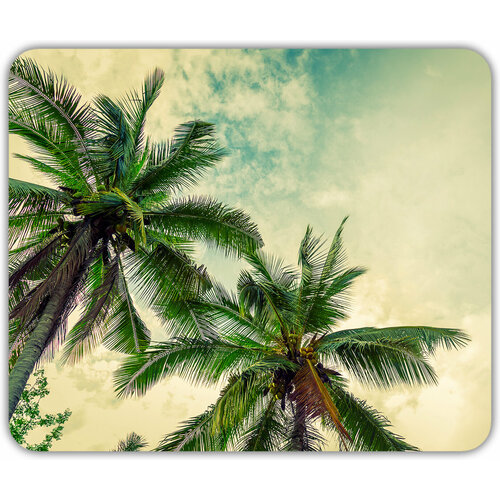 Коврик для мыши "Кокосовые пальмы" (24 x 20 см x 3 мм)