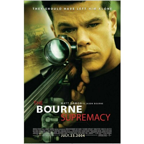 Плакат, постер на бумаге Bourne/Борн. Размер 21 х 30 см