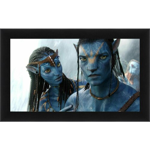 Плакат, постер на холсте Аватар. Avatar. Размер 30 х 42 см