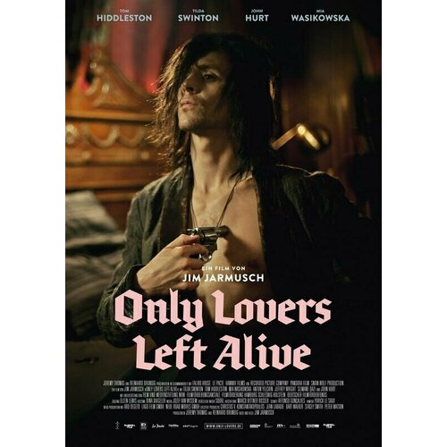 Плакат, постер на холсте Выживут только любовники (Only Lovers Left Alive), Джим Джармуш. Размер 30 х 42 см