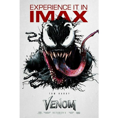 Плакат, постер на холсте Веном (Venom), Рубен Фляйшер. Размер 21 х 30 см