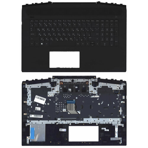 Клавиатура для ноутбука HP Pavilion Gaming 17-CD топкейс, черный, ver.2