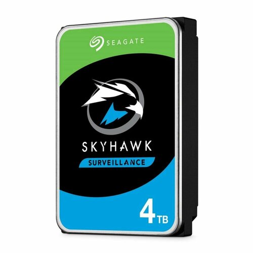 Жесткий диск 3.5 4TB Seagate SkyHawk Surveillance HDD ST4000VX016 SATA 6Gb/s, 5400rpm, 256MB, 24x7, CMR, Air, Bulk