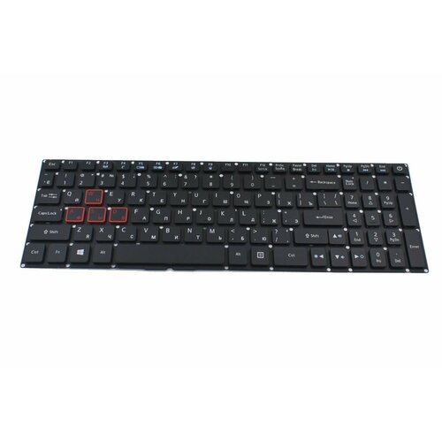 Клавиатура для Acer Predator Helios 300 PH315-51 ноутбука с подсветкой