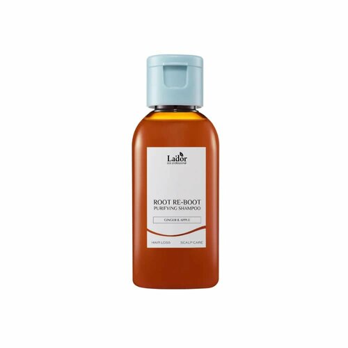 Миниатюра Шампунь для чувствительной кожи головы с имбирем и яблоком Lador Root Re-Boot Purifying Shampoo Ginger Apple - 50 мл