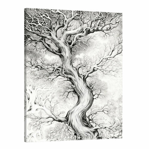 Интерьерная картина 50х70 "Ветвь судьбы"