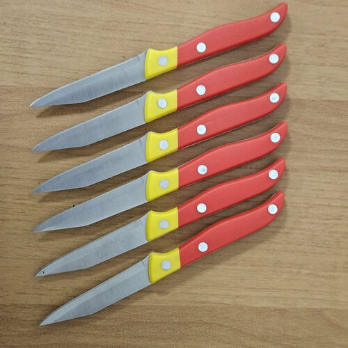 Набор кухонных ножей лезвие 8,5 см 6 штук