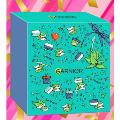 Подарочный набор Garnier "Алое-Гель для лица дневной 50мл + Алое-Гель для лица ночной 50мл"